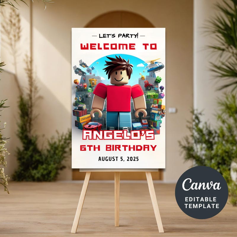 Roblox Welcome Sign Svg - Etsy
