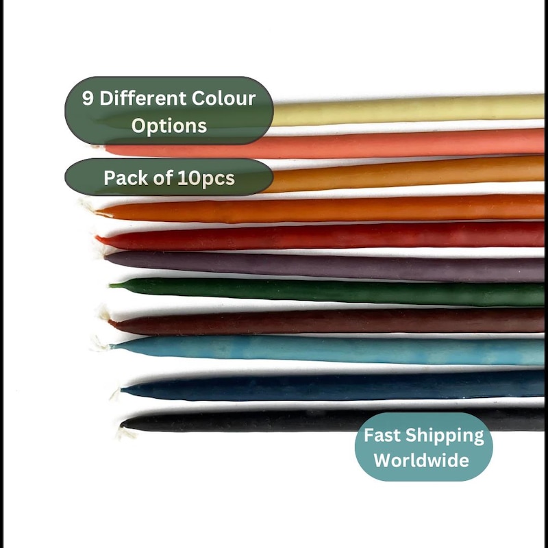 Decorative Thin Tapers - Etsy UK