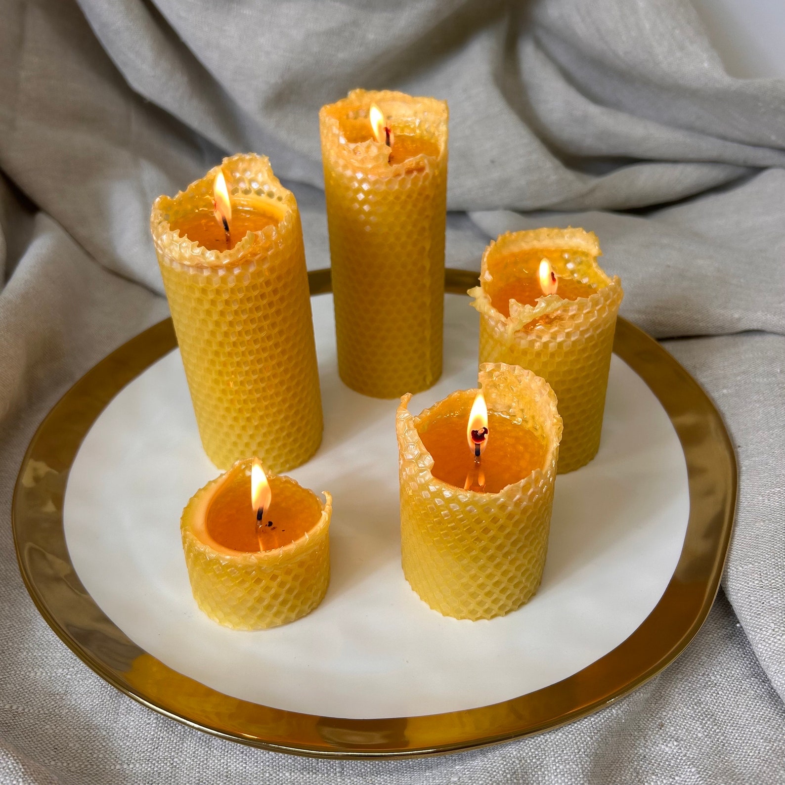 Beeswax Sheets Bulk Beeswax Candle DYI Making Kit Hand Rolled Gifts ...