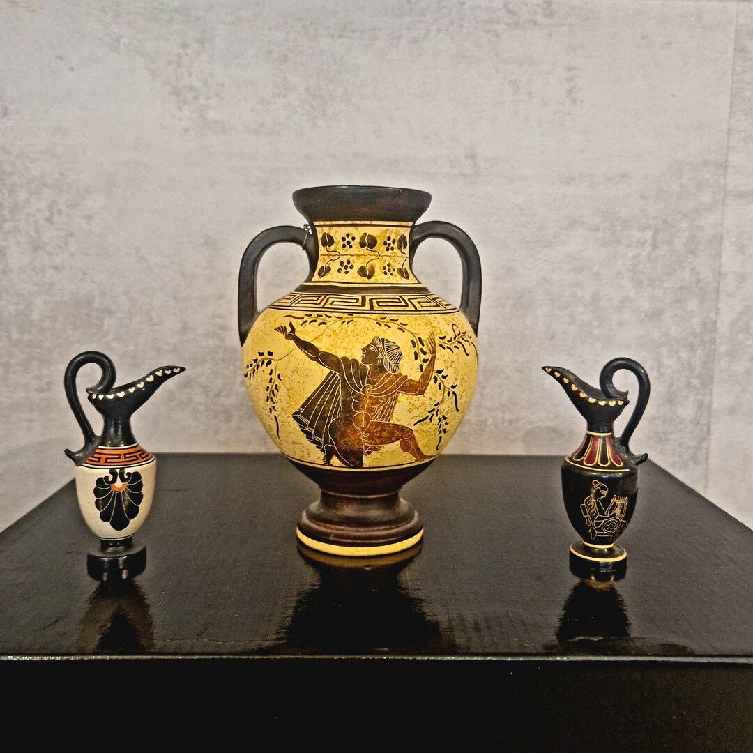 Collection of Antique Vases of Greek Origin Vintage Perfect Condition ...
