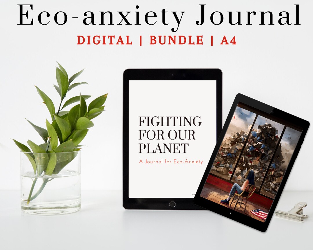 Eco-anxiety Journal Anxiety Relief Journal Printable Anxiety Journal ...