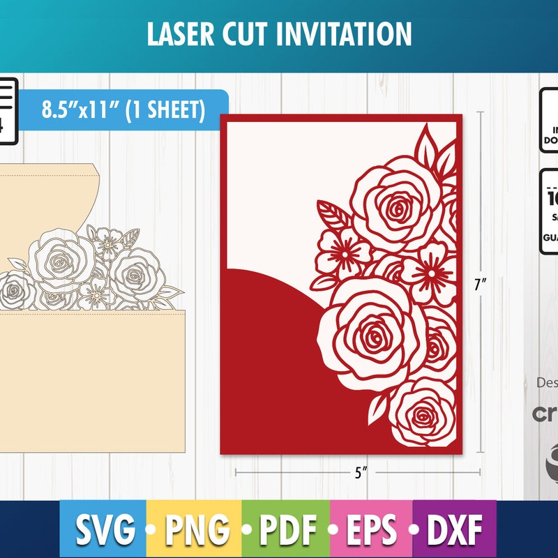 Invitation Svg - Etsy