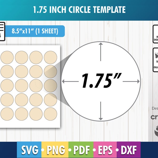 1.75 Circle Template - Etsy
