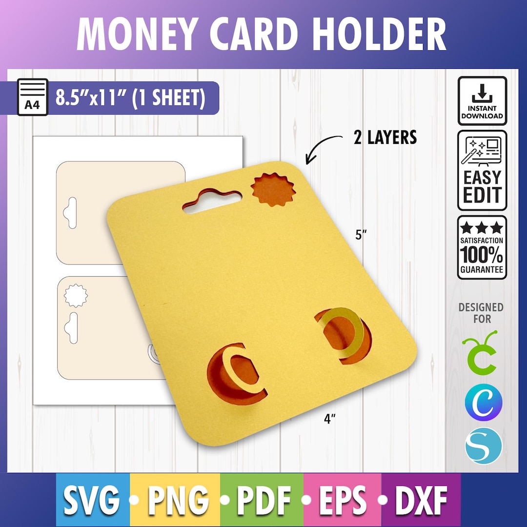 Money Card Svg, Money Holder Svg, Money Card Holder Svg, Money Card ...