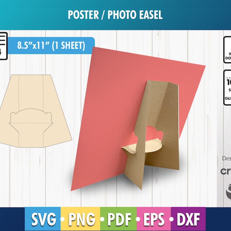 Poster Frame With Stand - Etsy