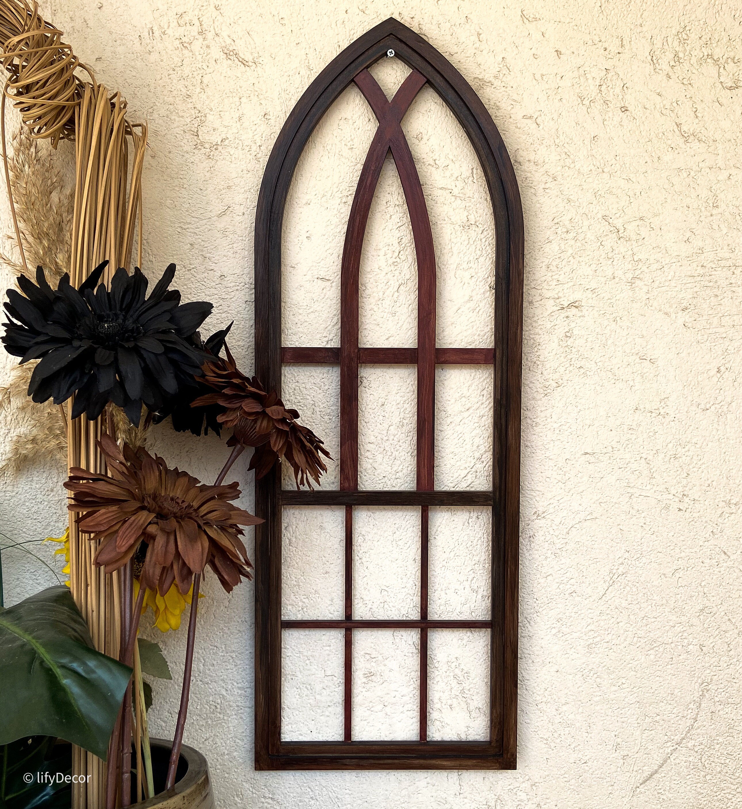 Cathedral Window, Church Window, Farmhouse Window Frames. Antique ...