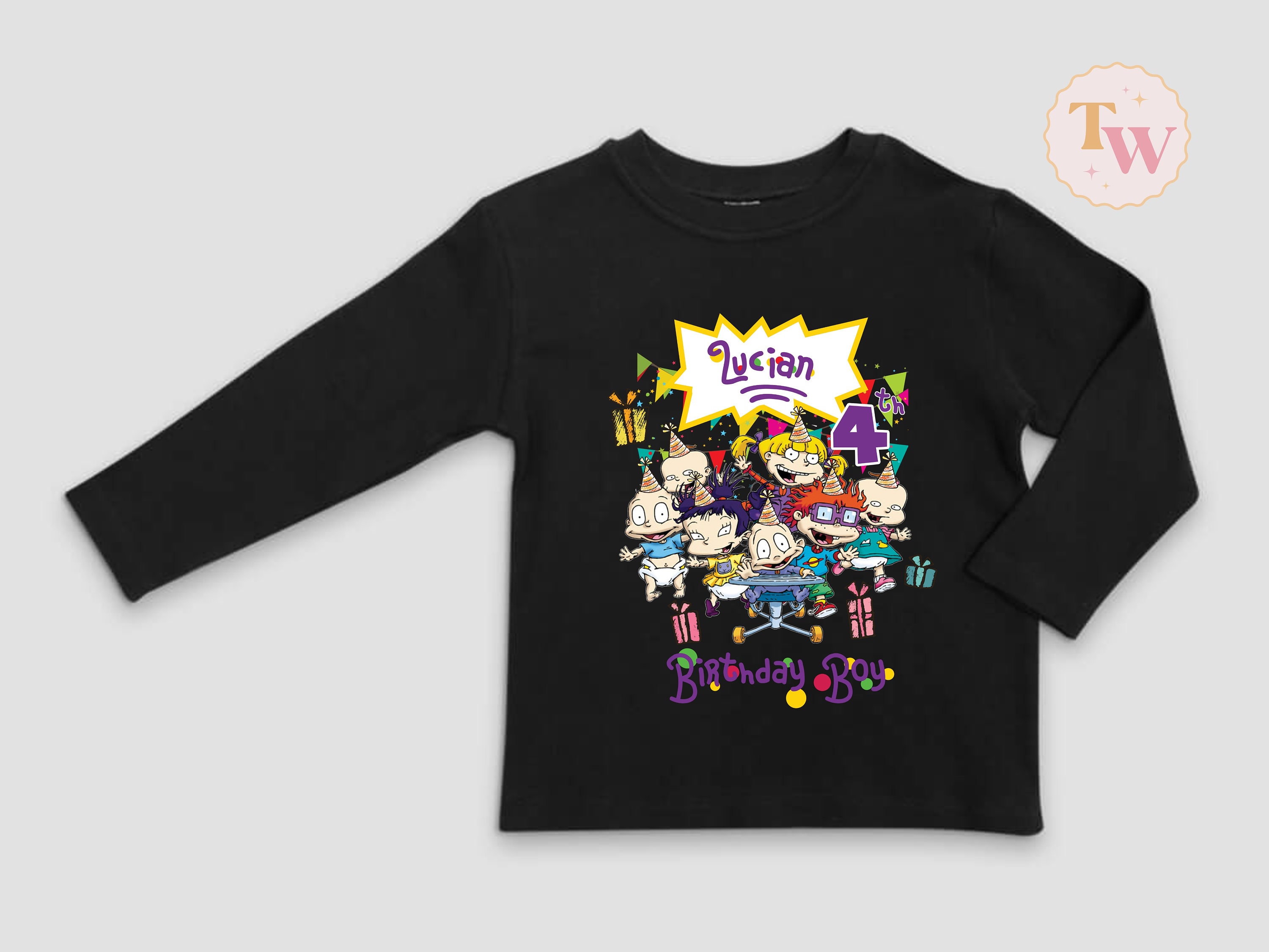 Afro American Rugrats Shirt, Cartoon Character Birthday, Small Awesome ...