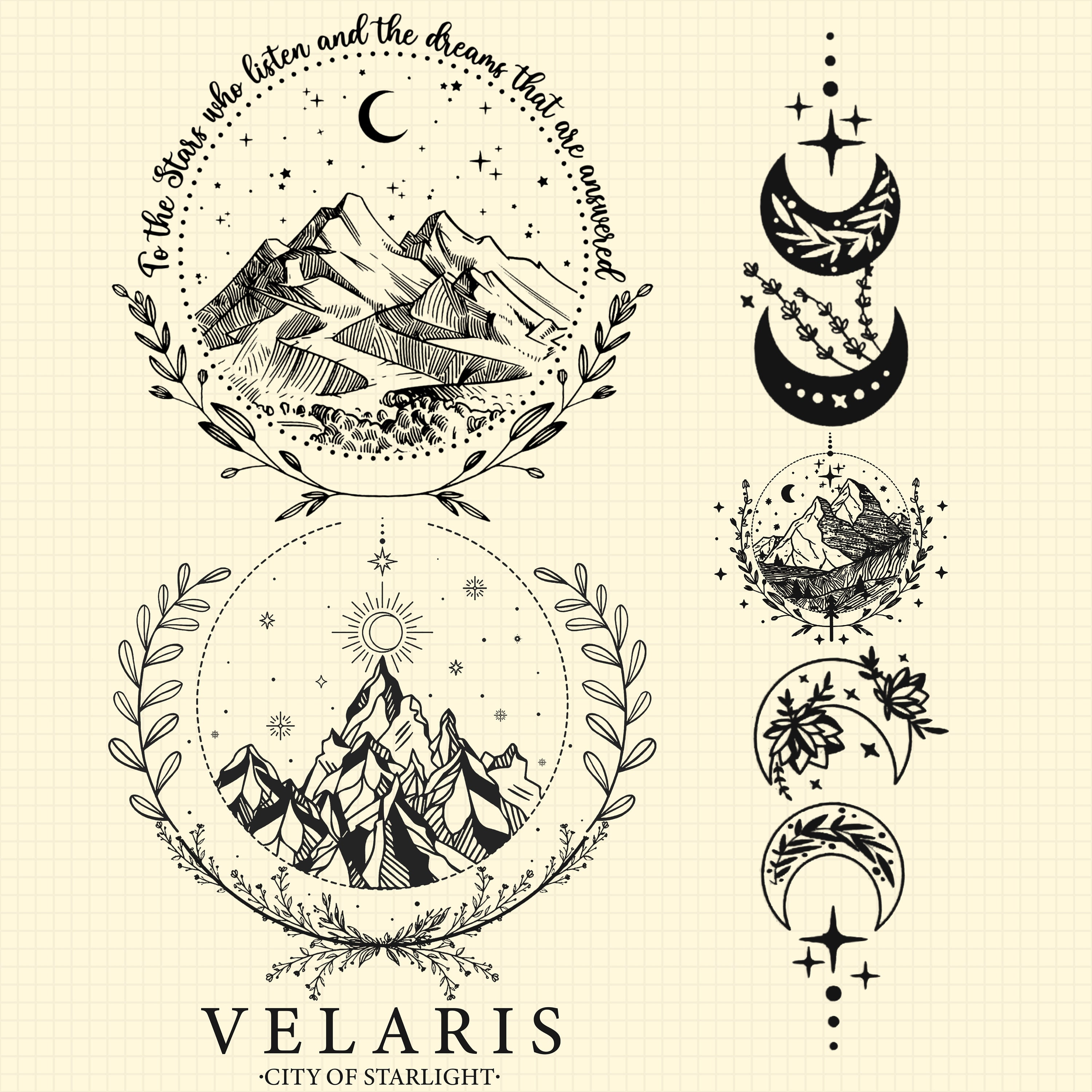 ACOTAR Velaris PNG Download File Velaris City of Starlight - Etsy UK