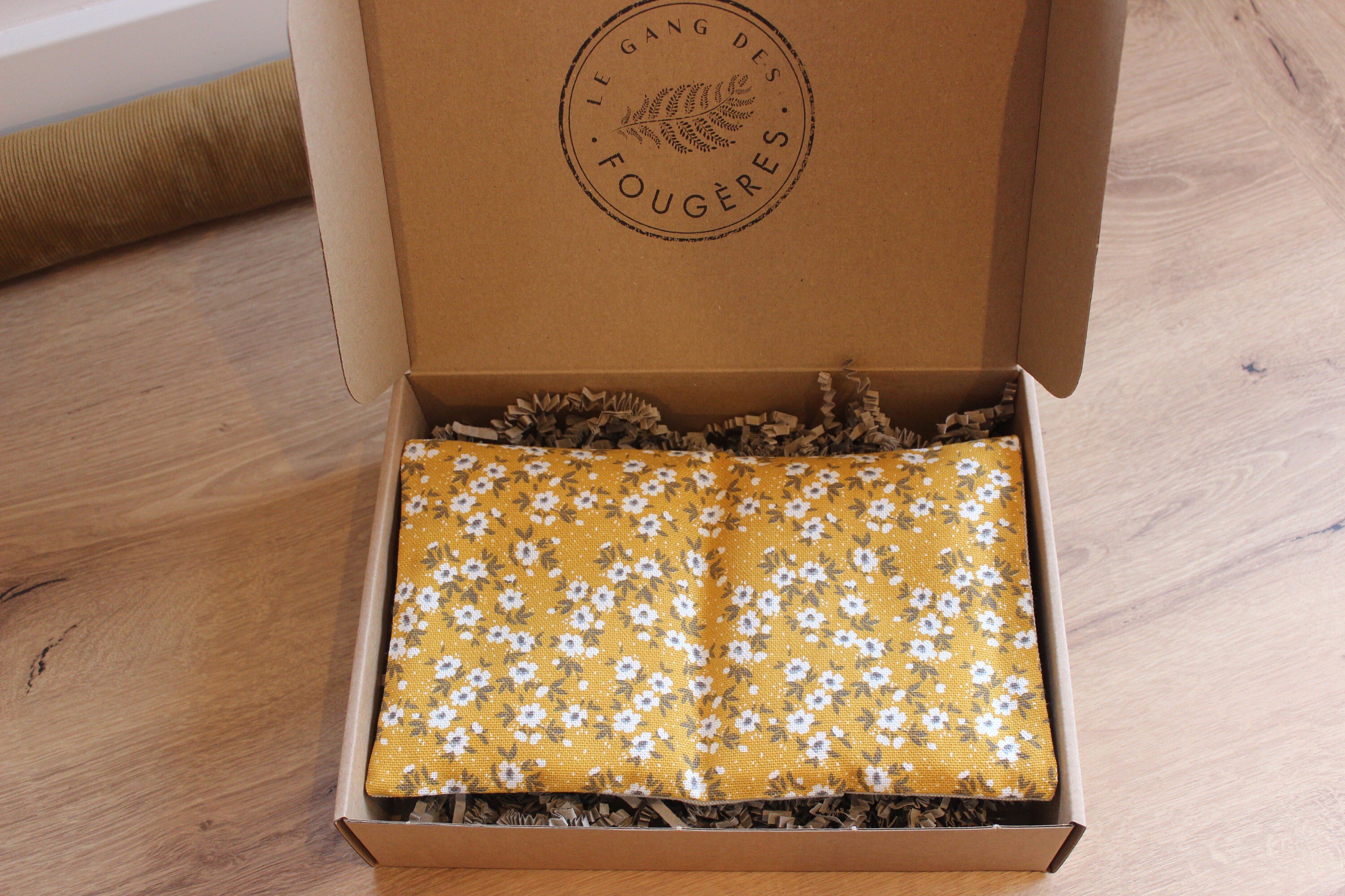 Removable Dry Hot Water Bottle With Organic Flax Seeds, Yellow Liberty ...