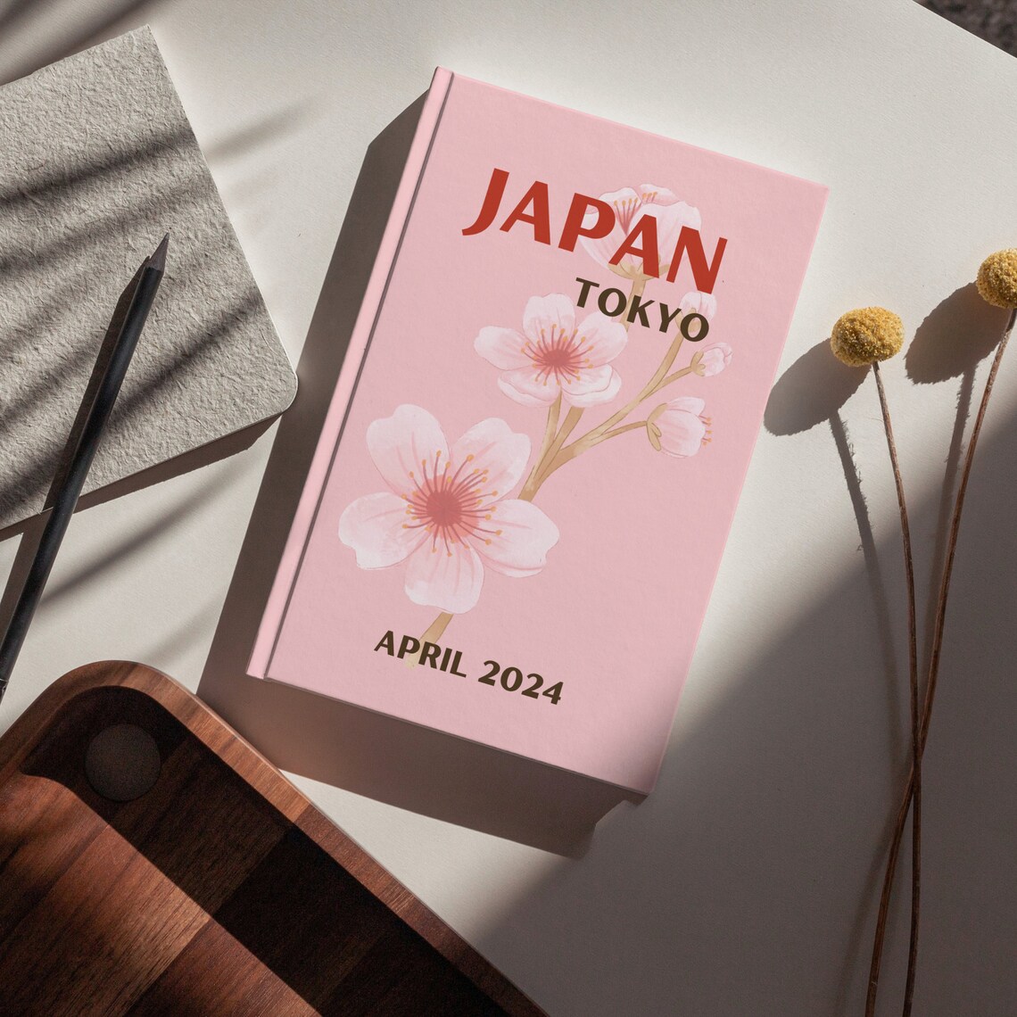 Customizable Japan Travel Photobook, Personalized Cherry Blossom ...