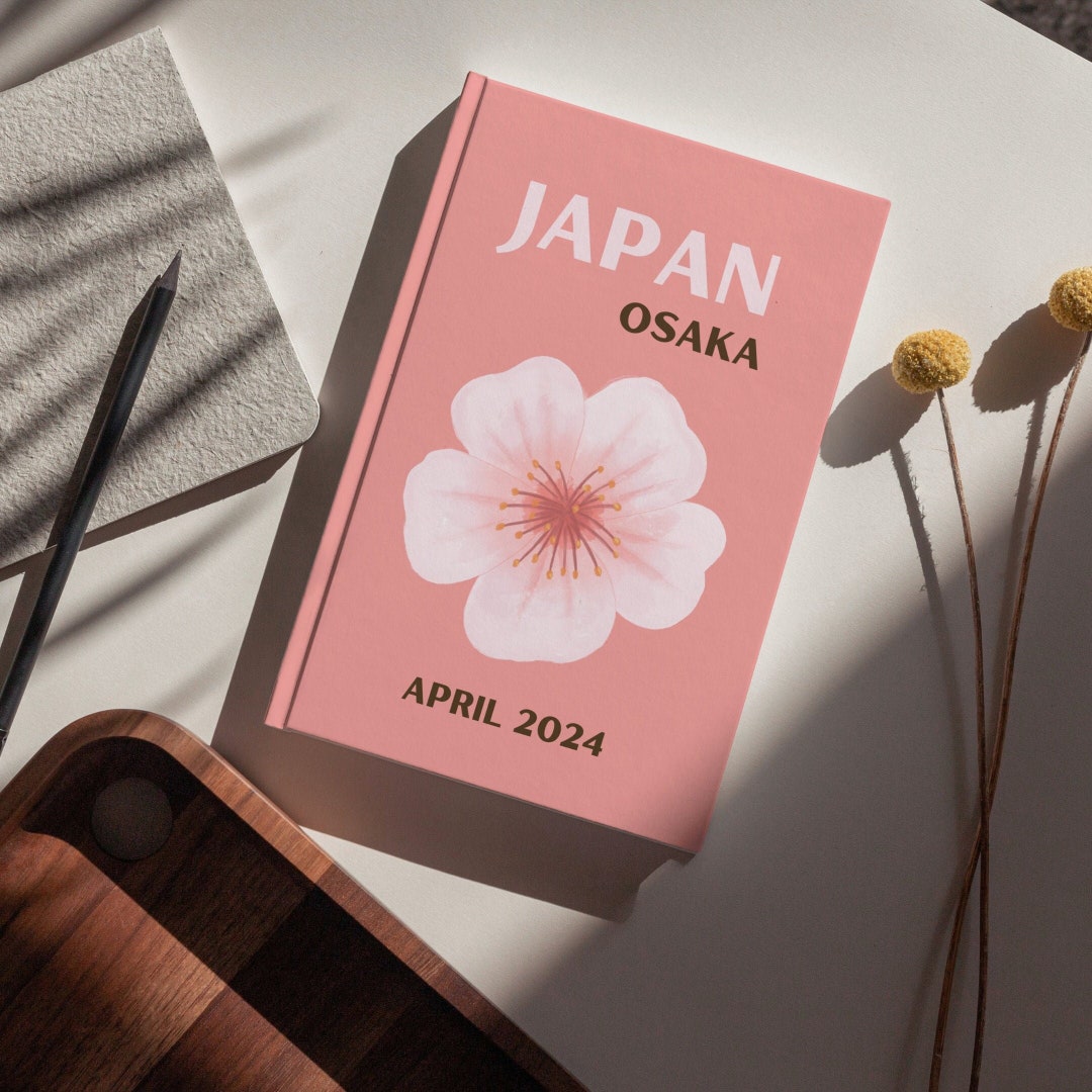 Customizable Japan Travel Photobook, Personalized Cherry Blossom ...