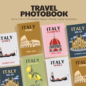 Italy Travel Photobook, Custom Aesthetic Coffee Table Photobook - Etsy