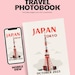 Japan Travel Photobook, Canva Editable, Printable Template, Aesthetic ...