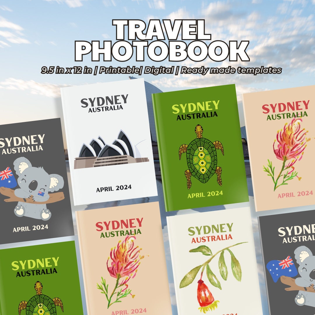 Sydney, Australia Travel Photobook, Custom Aesthetic Coffee Table ...