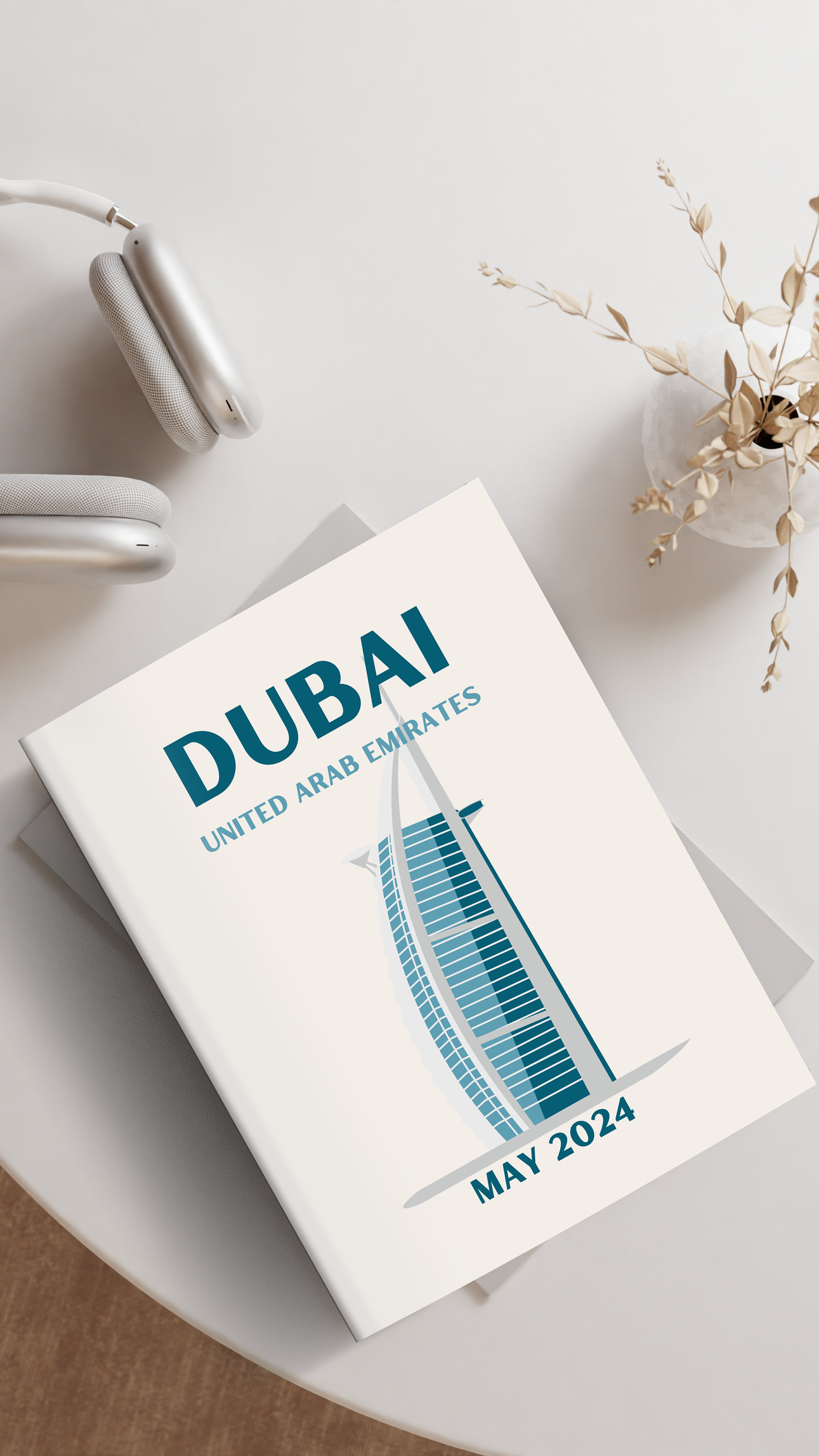Dubai Travel Photobook Bundle, Canva Editable Aesthetic Coffee Table ...