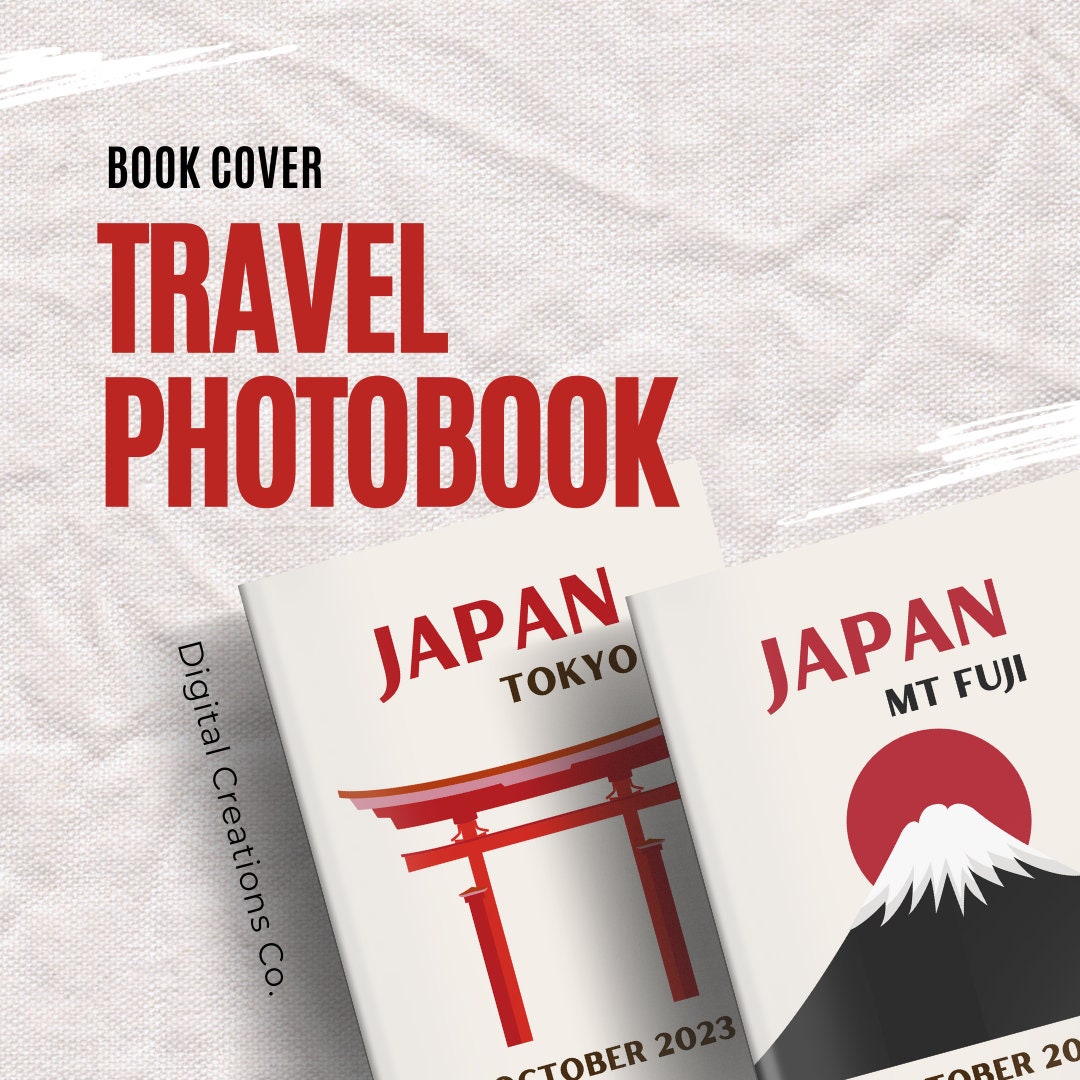 Japan Travel Photobook, Canva Editable, Printable Template, Aesthetic ...
