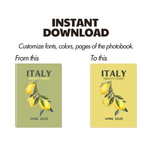 Italy Travel Photobook, Custom Aesthetic Coffee Table Photobook - Etsy
