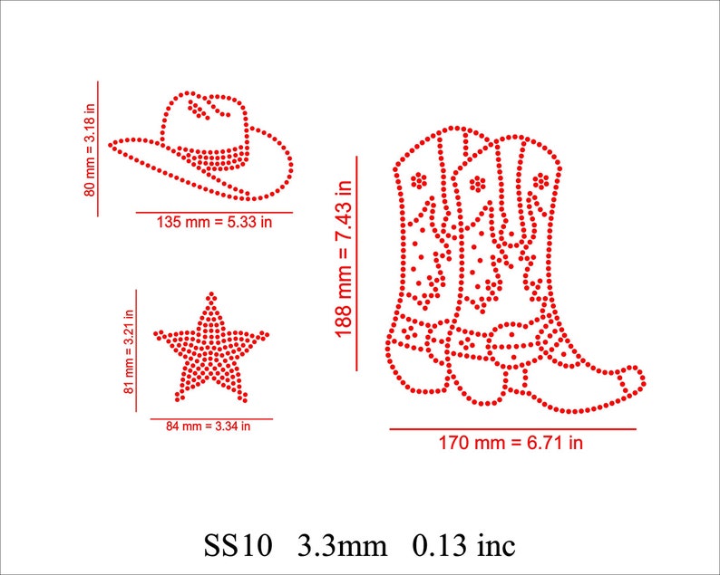 Rhinestone Cowboy Template Rhinestone Cowboy Star Design Rhinestone ...