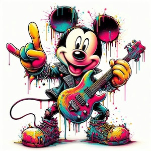 5 PNG Rocker Mickey PNG Bundle Transparent Png Rocker Mickey Clipart ...