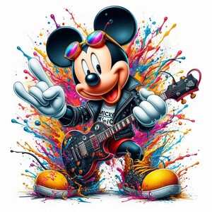 5 PNG Rocker Mickey PNG Bundle Transparent Png Rocker Mickey Clipart ...