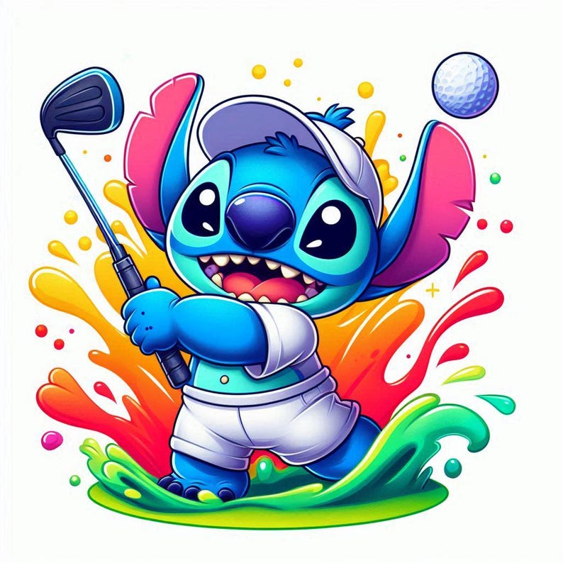 5 PNG Stitch Golf Design Stitch Golf Png Stitch Clipart Stitch Png ...