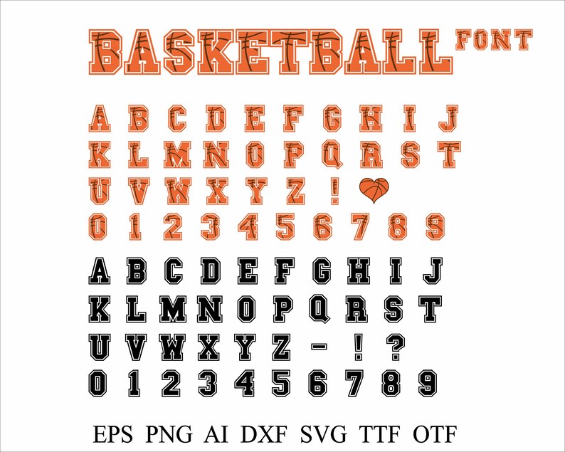 Basketball Font Svg Basketball Alphabet Svg Basketball Letters Svg Png ...