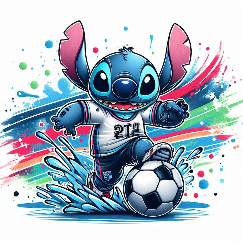 5 PNG Stitch Soccer Bundle Design Stitch Png Bundle Stitch Clipart ...