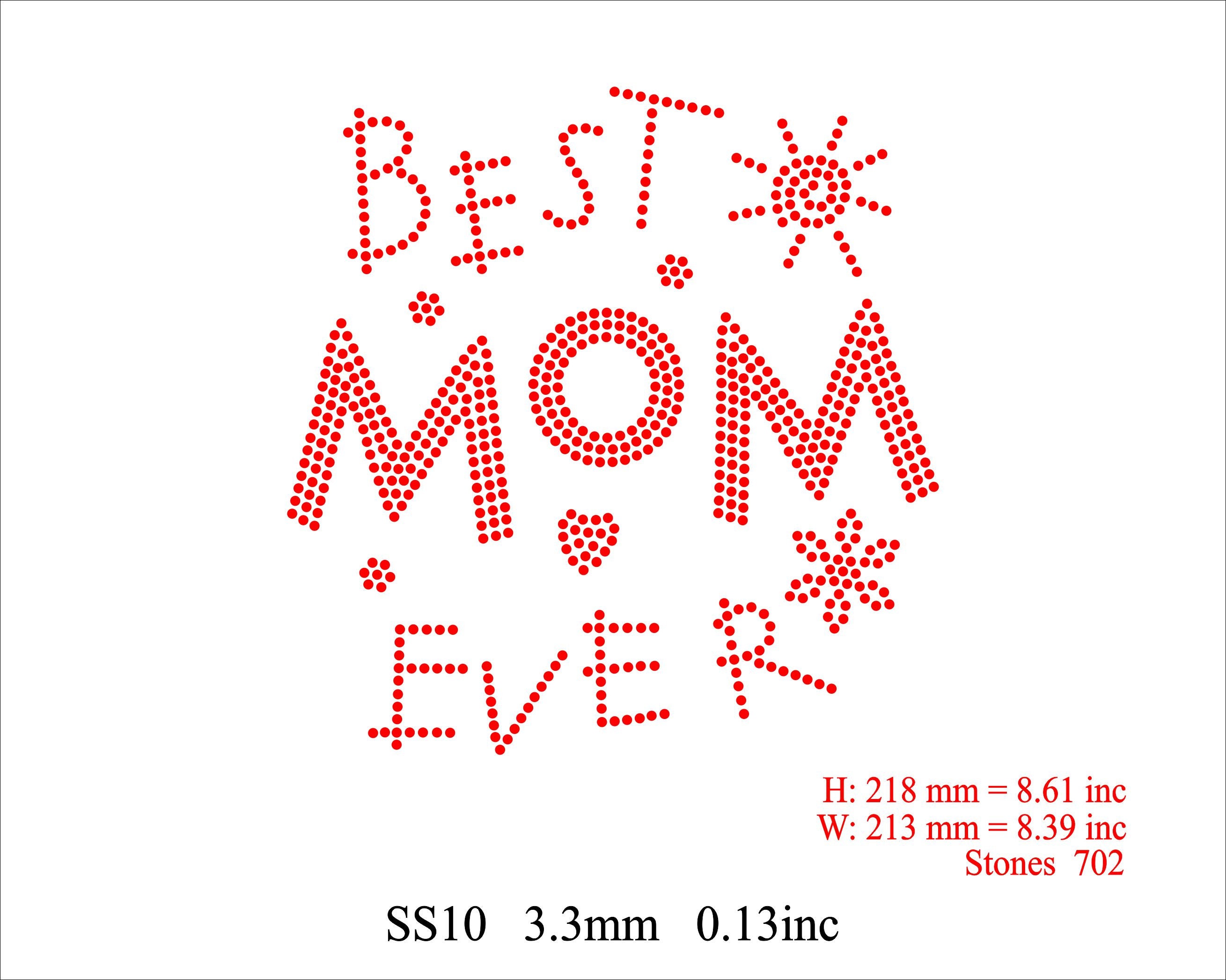 Rhinestone Mom Template Svg Rhinestone Mom Design Svg Ai Eps Rhinestone ...
