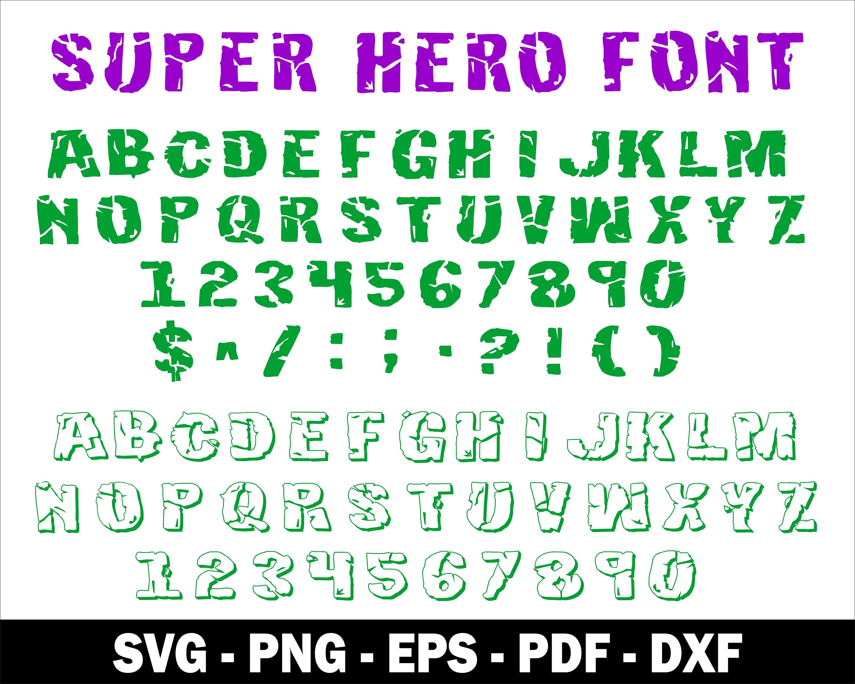 Superhero Font Svg Superhero Letters Svg Hero Font T-shirt Svg Png ...