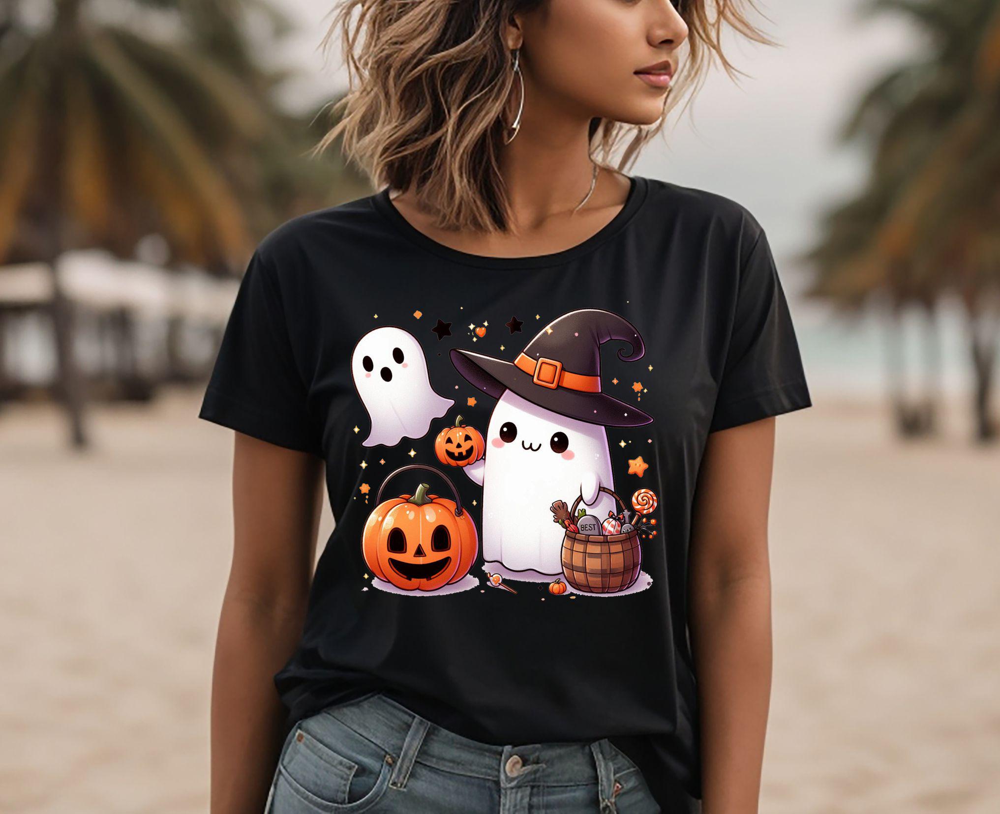 Halloween Ghost Clipart Pngs, Pumpkin Designs (set of 10) Transparent ...