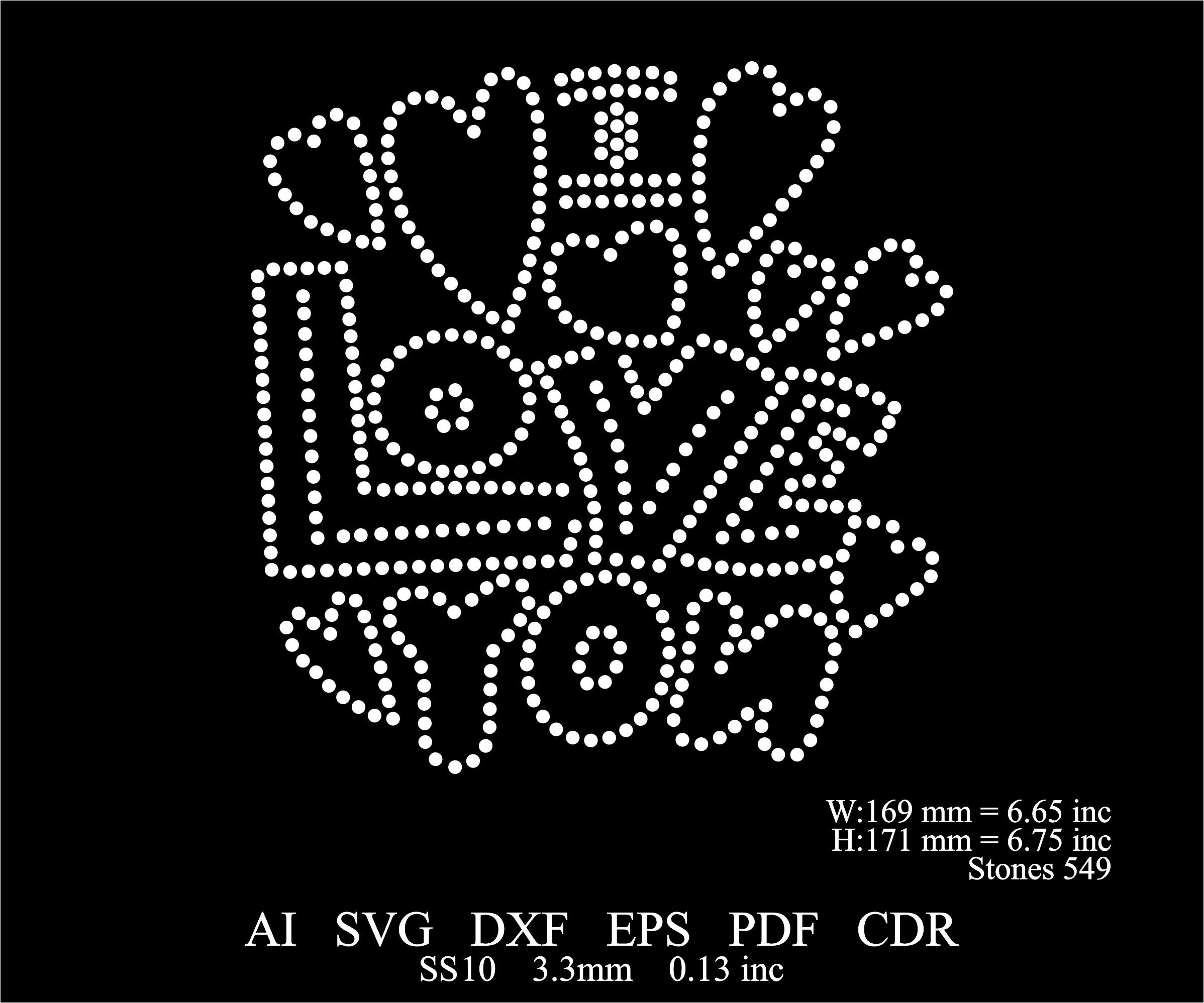 Rhinestone Love Template Rhinestone Love Heart Template Rhinestone ...