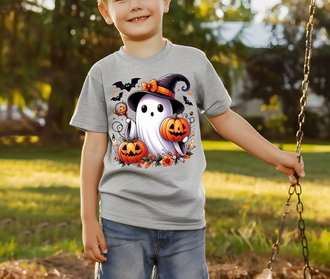 Halloween Ghost Clipart Pngs, Pumpkin Designs (set of 10) Transparent ...