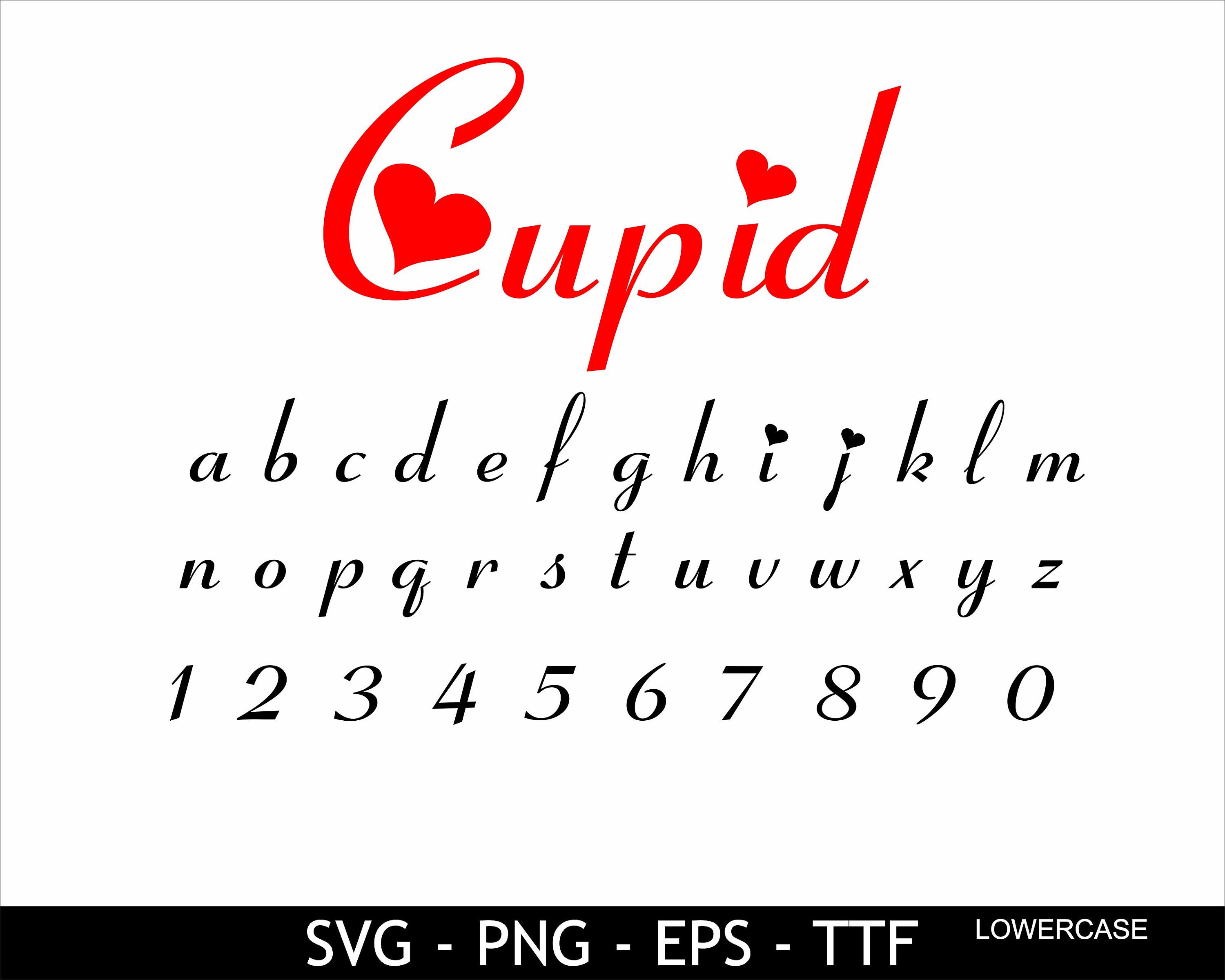 Love Font Svg Valentine's Day Font Svg Love Alphabet Valentine Alphabet ...
