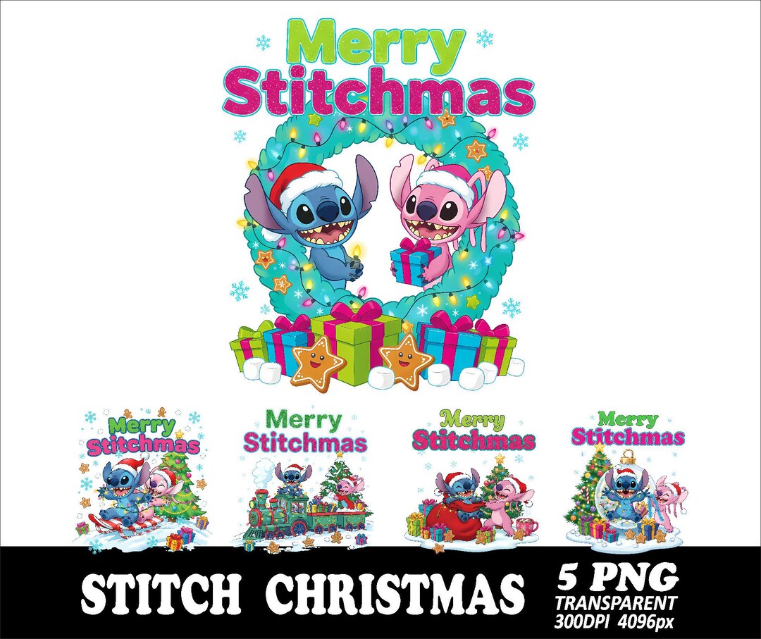 Stitch 5 PNG Christmas Stitch Design Png Transparent Stitch Clipart Png ...