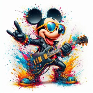 5 PNG Rocker Mickey PNG Bundle Transparent Png Rocker Mickey Clipart ...