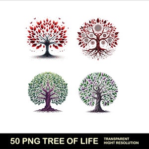 50 PNG Tree of Life Bundle Design Transparent Png Tree of Life Png ...