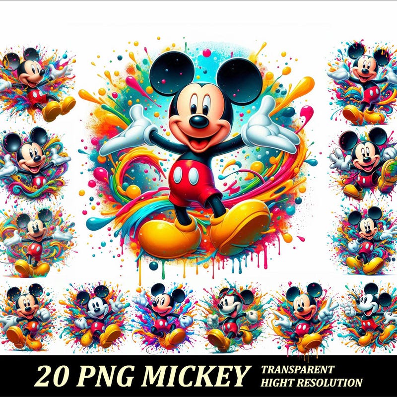 Mickey Mouse Designs - Etsy
