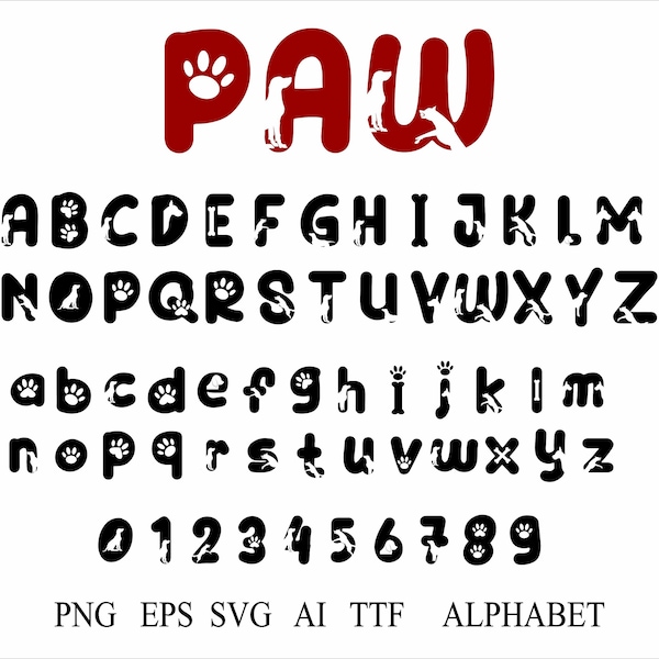 Paw Patrol Letters - Etsy