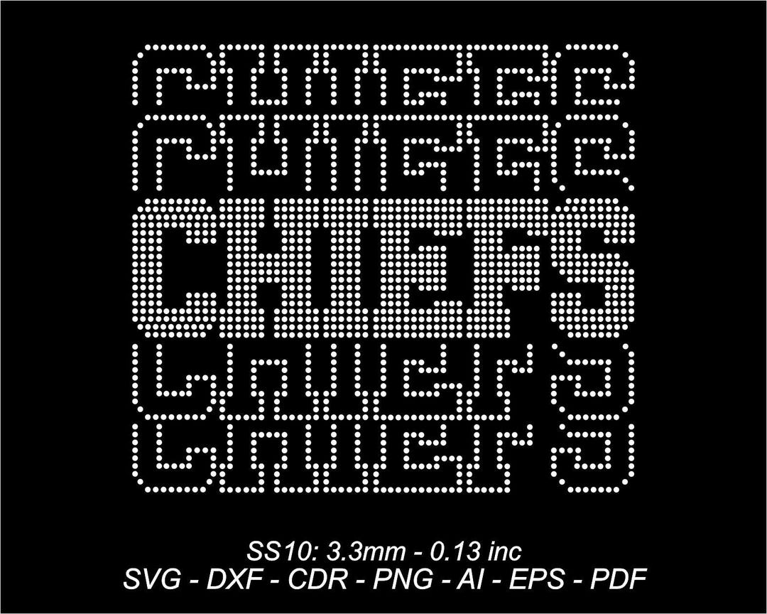 Rhinestone Chiefs Template SS10 Rhinestone Chiefs Design Svg Png ...