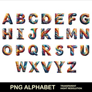 Colorful Font Png Alphabet Color Letters Png Alphabet Png Number Png ...