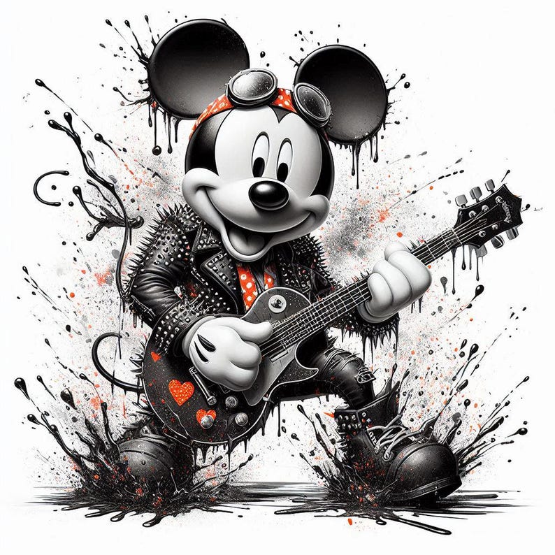 5 PNG Rocker Mickey PNG Bundle Transparent Png Rocker Mickey Clipart ...