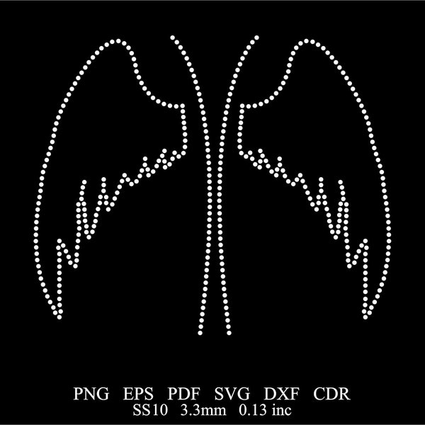 Rhinestone Wing - Etsy