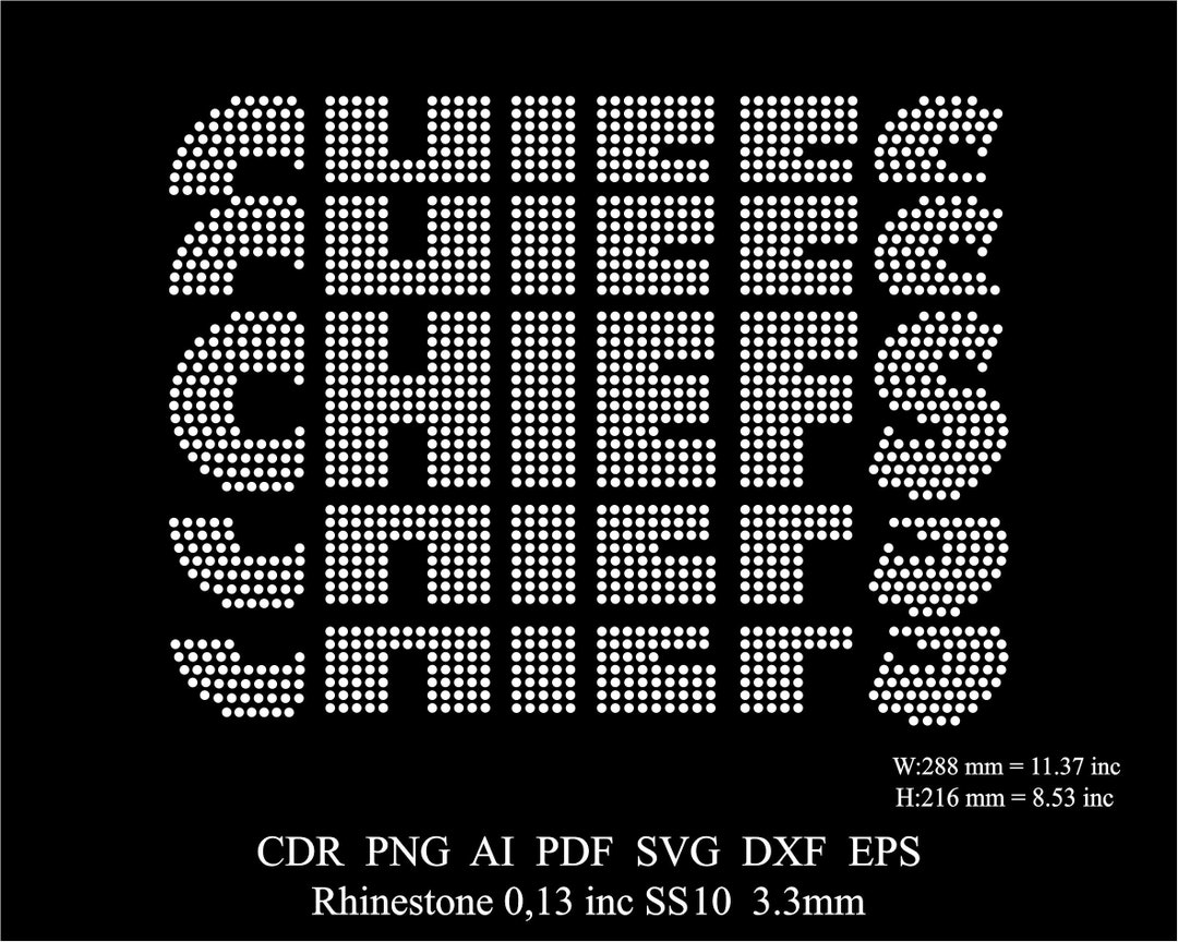 Rhinestone Chiefs Template SS10 Chiefs Rhinestone Design Svg Rhinestone ...