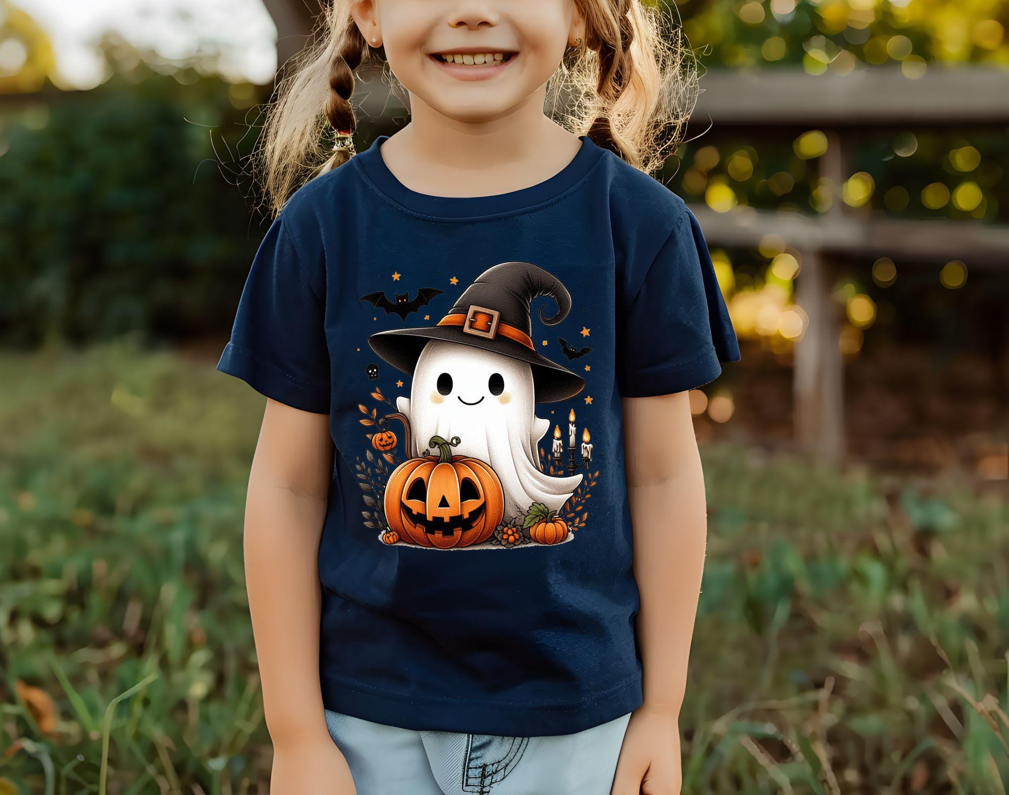 Halloween Ghost Clipart Pngs, Pumpkin Designs (set of 10) Transparent ...