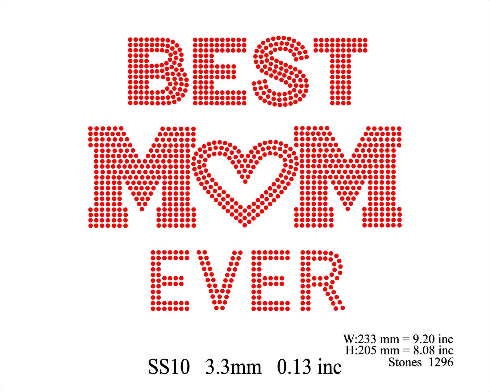 Rhinestone Mom Template Svg Rhinestone Ever Best Mom Design Svg Ai Eps ...