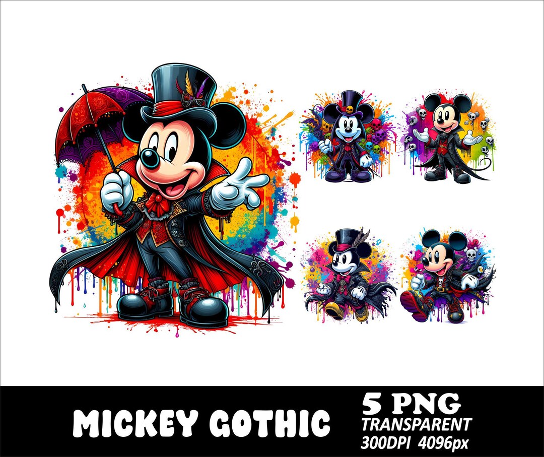 5 PNG Gothic Mickey Design Dark Mickey Png Transparent Png Dark Mickey ...