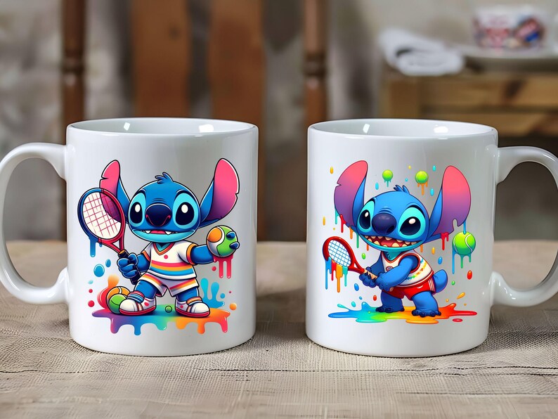 5 PNG Stitch Tennis Design Stitch Png Stitch Clipart Stitch Kid T-shirt ...
