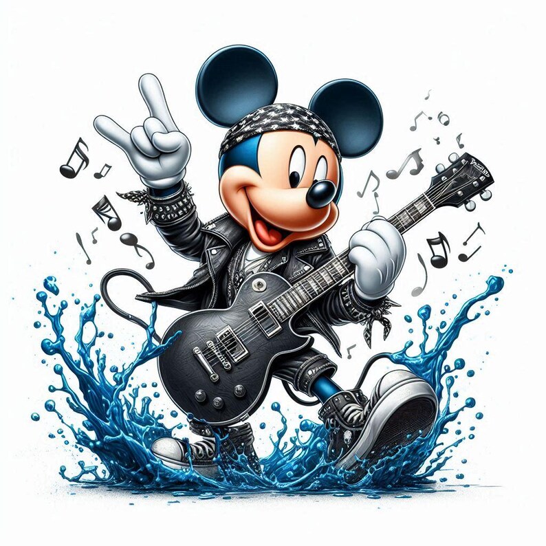 5 PNG Rocker Mickey PNG Bundle Transparent Png Rocker Mickey Clipart ...