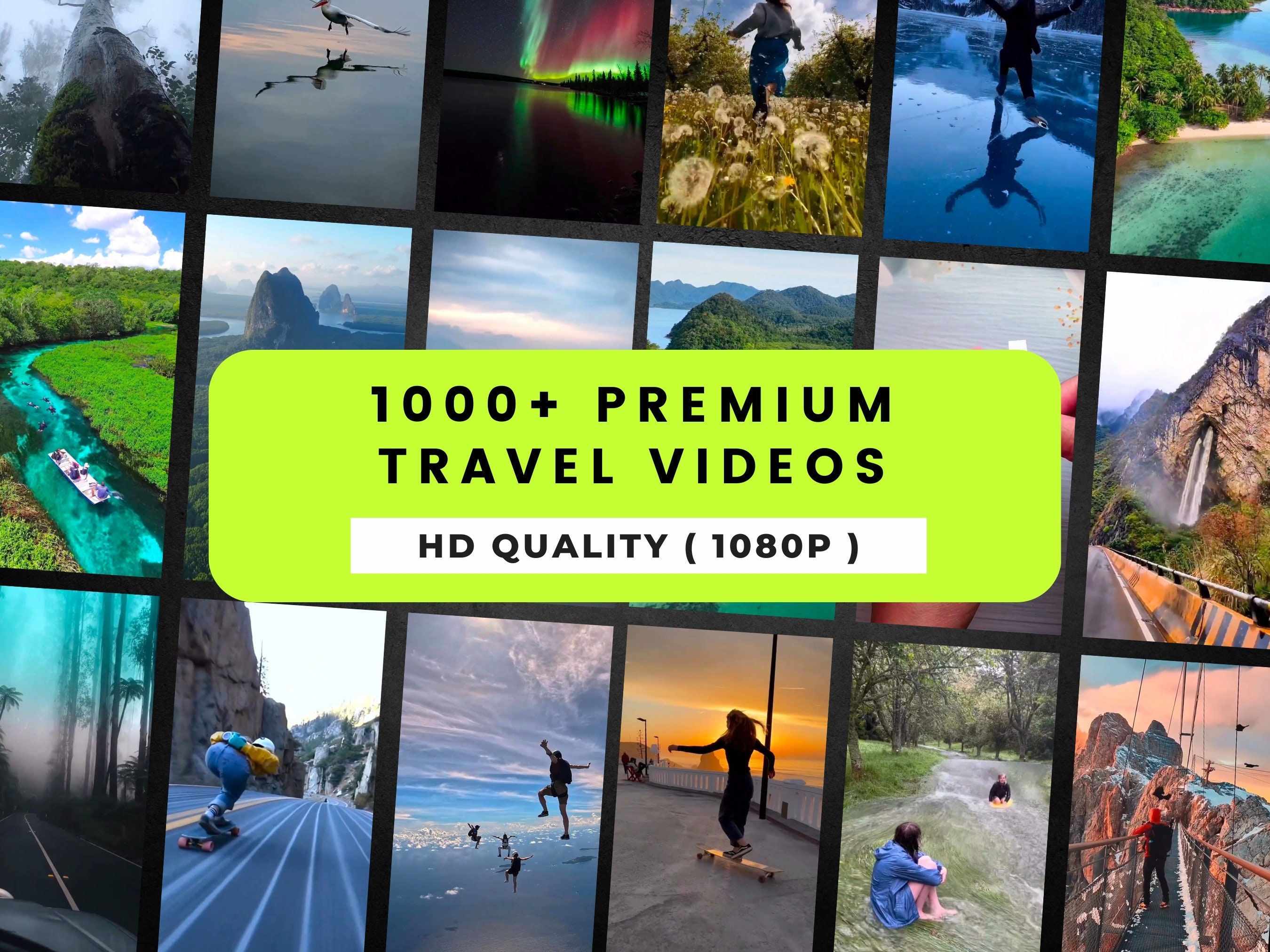 Faceless Travel Reels Bundle: 1000 Instagram Reels, Tiktok & Youtube ...