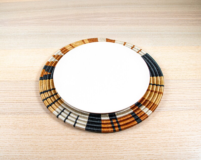 Traditional African Handwoven Wall Plate Placemat Trivet Made in Rwanda ...